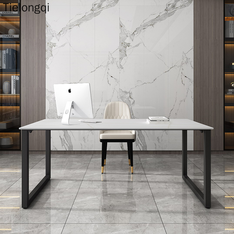 Reyu Study Table Office Table Sintered stone table Office Desk ...