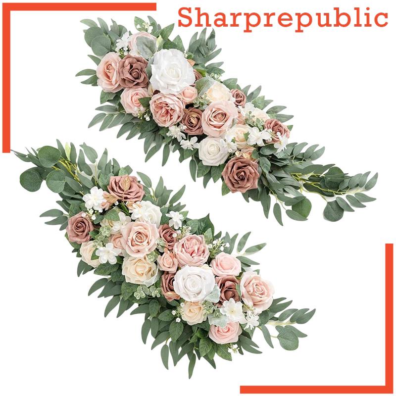 [Sharprepublic] Artificial Floral Swag Wedding Arch Flowers for Arch ...