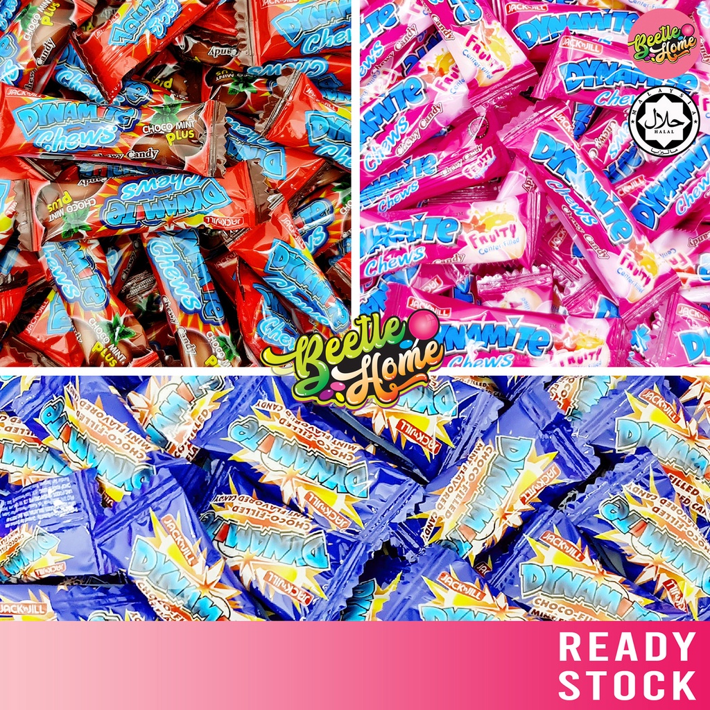 Cloud 9 Dynamite Chews Choco Mint Plus Chewy Candy Fruity Gula-gula ...