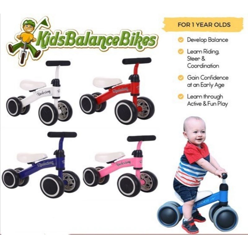 Children Balance Bikes Scooter Baby Walker Infant 1-3 years Baby Bike ...