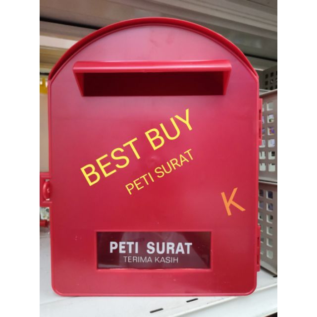 Shopee PVC KOTAK PETI SURAT PLASTIK TEBAL STANDARD PVC MAIL LETTER BOX ...