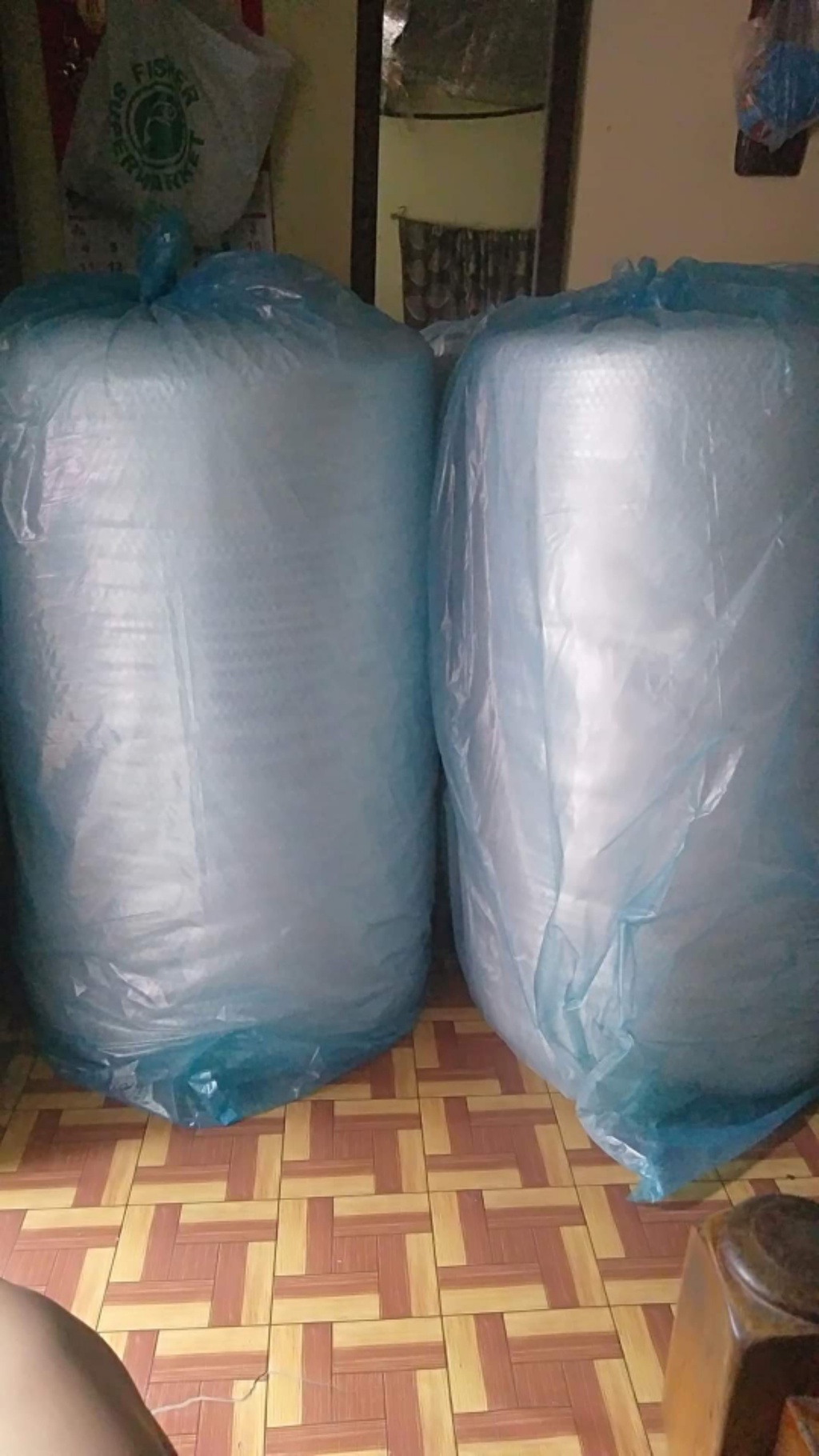 Bubble Wrap Single Layer / Double Layer Inflatable Air Bubble Wrap Bag ...