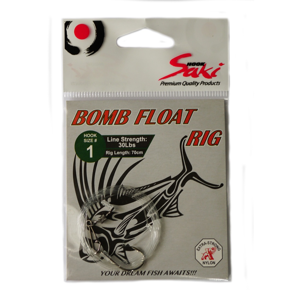 SAKI Hooks BOMB FLOAT FISHING RIG. (10PACKETS PACK) | Shopee Singapore