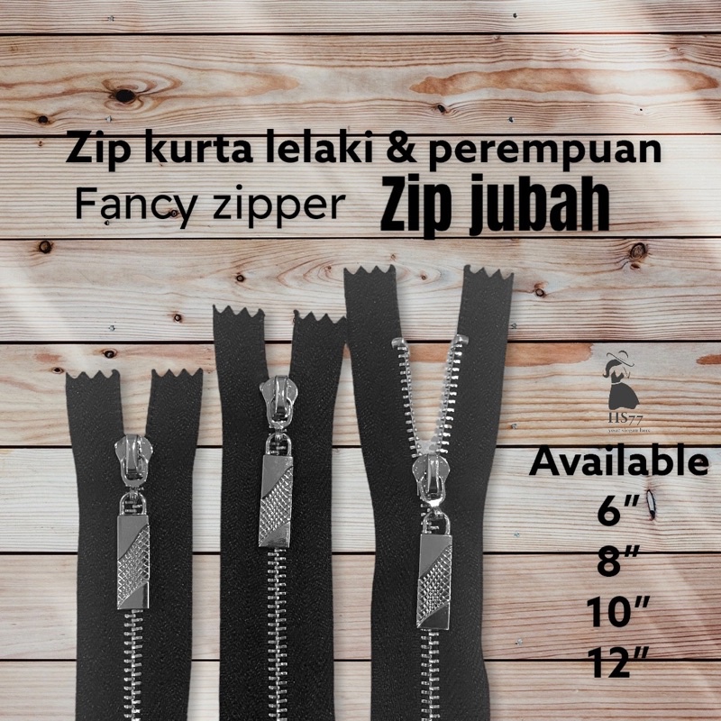 Fancy zip/ metal zip/ zip jubah/ zip kurta/ zip metal | Shopee Singapore