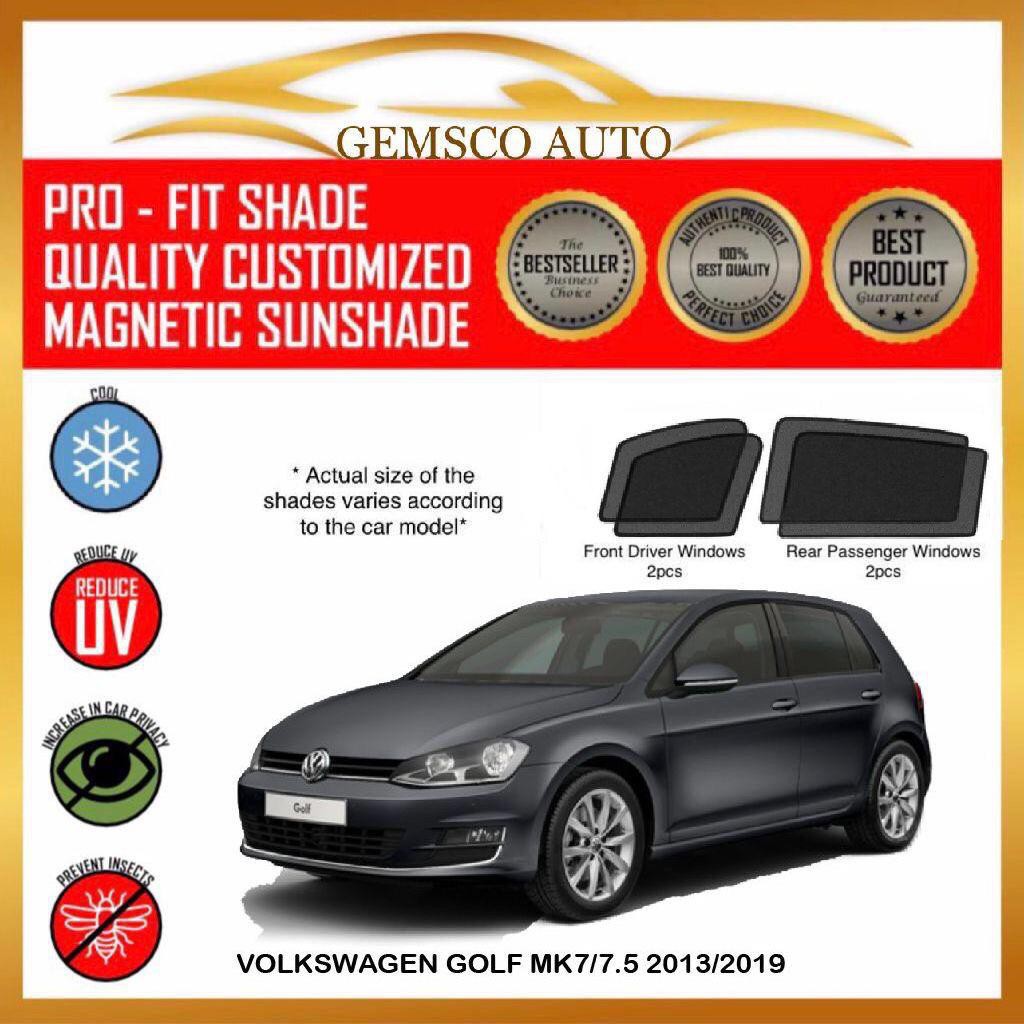 Volkswagen Golf MK7 2013 - 2020 ( 4 / 5pcs) Car Magnetic Sunshade ...