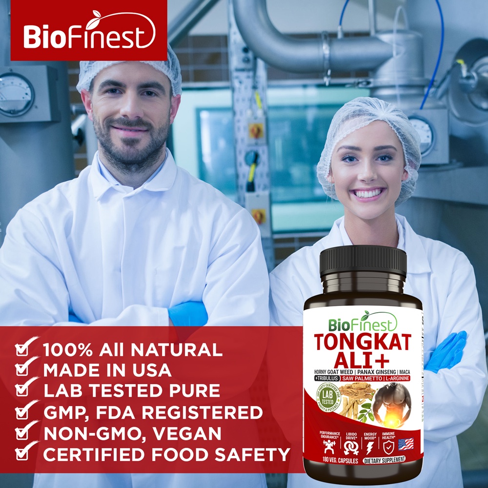 Biofinest Tongkat Ali 500mg - Maca Horny Goat Weed Saw Palmetto ...
