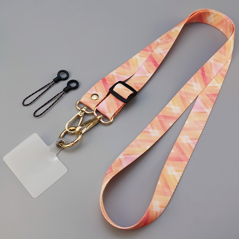 Leaf Pattern Crossbody Lanyard for Women Men For Mobile Phone Keys ID ...