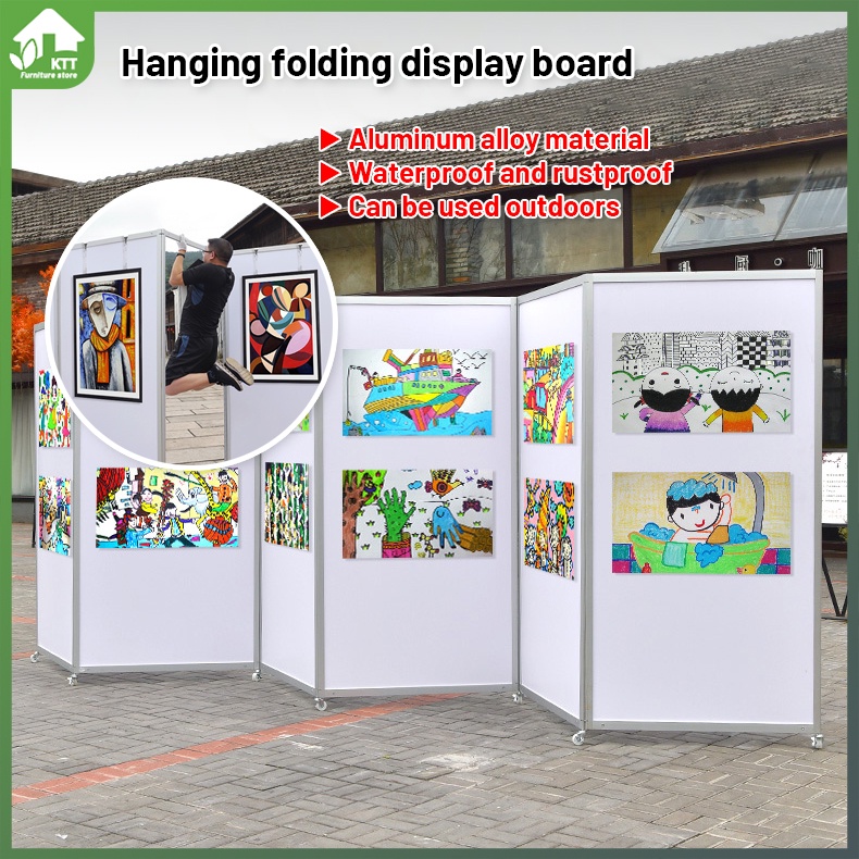 partition divider Folding exhibition board calligraphy and painting ...