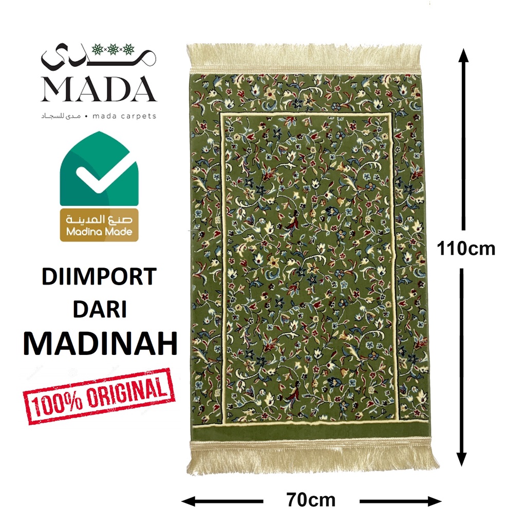 Sejadah Raudhah Raudah Rawda Design Sejadah Gebu Tebal Made in Madinah ...