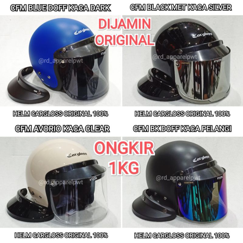 Original Cargloss helmet retro halface cmf gothic bogo original tread ...