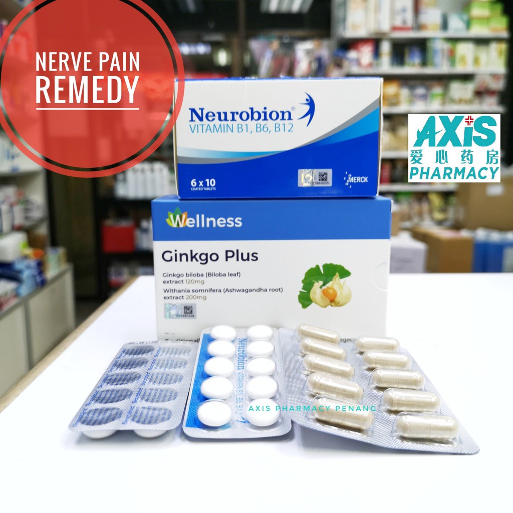 NERVE PAIN REMEDY (1BOX WELLNESS GINKGO PLUS 30 CAPSULES + 1 BOX ...