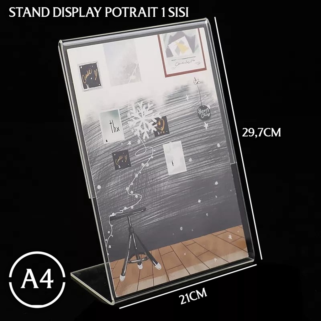 Tent Card Acrylic Display A4 / Acrylic Stand Tent Holder Brochure ...