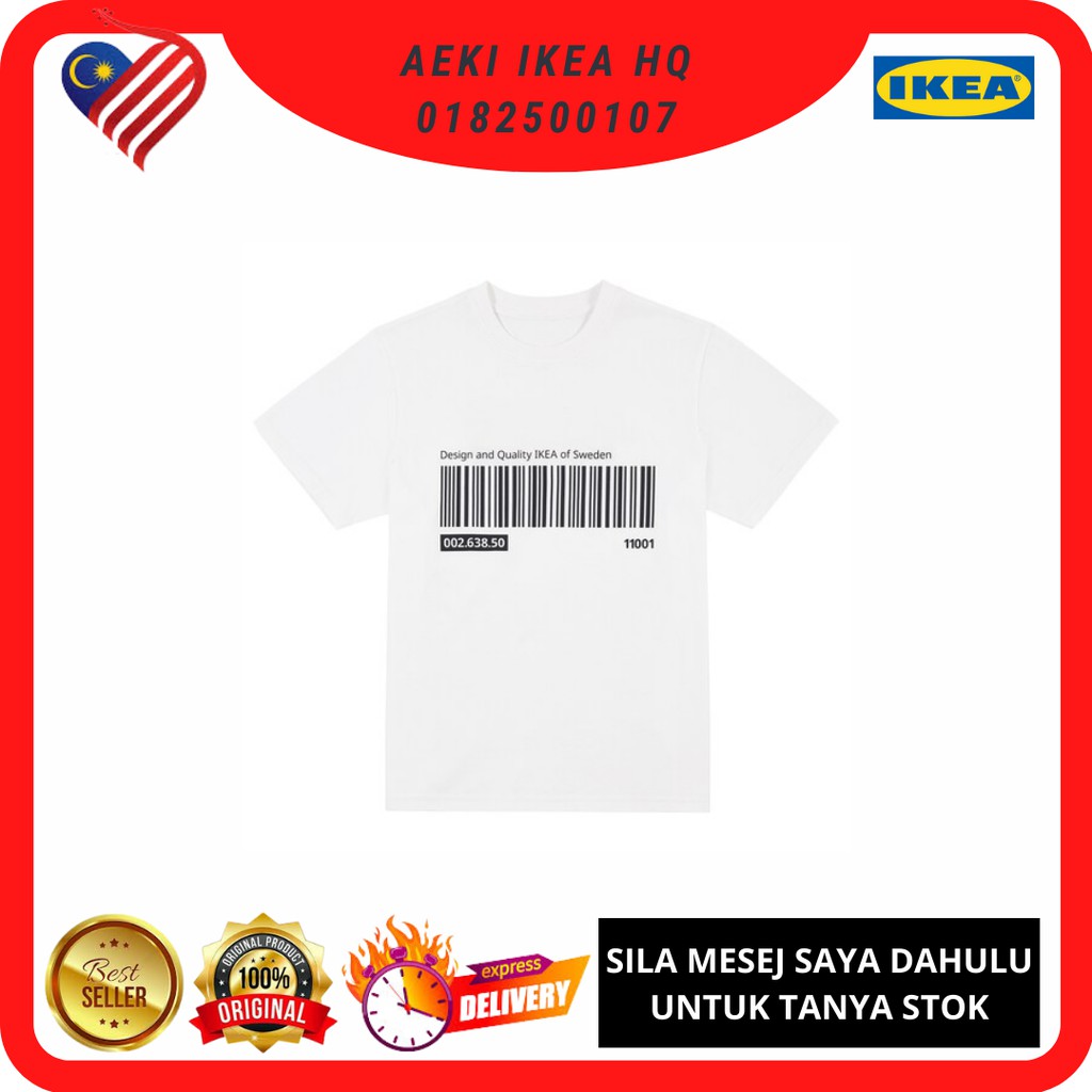 IKEA TRUSTED SELLER VIRAL EFTERTRADA Beg Putih Limited Edition | Shopee ...