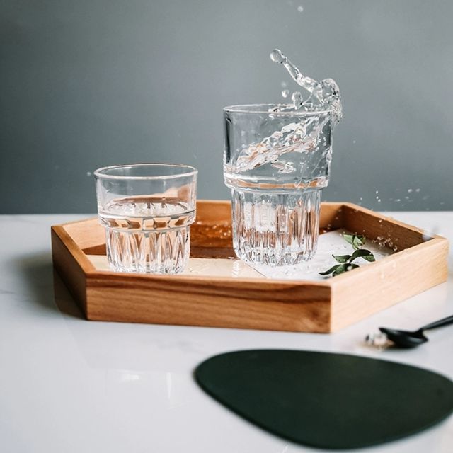 Korean Cafe Style Water Glass For Drink Tea Coffee | Shopee Singapore