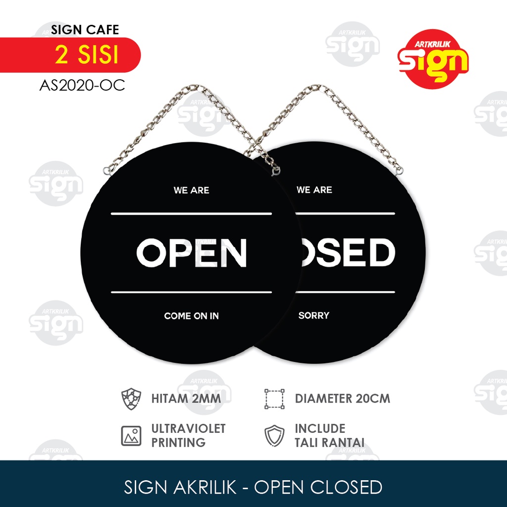 Open close Back and forth - open close Sign - wall Sign open closed ...
