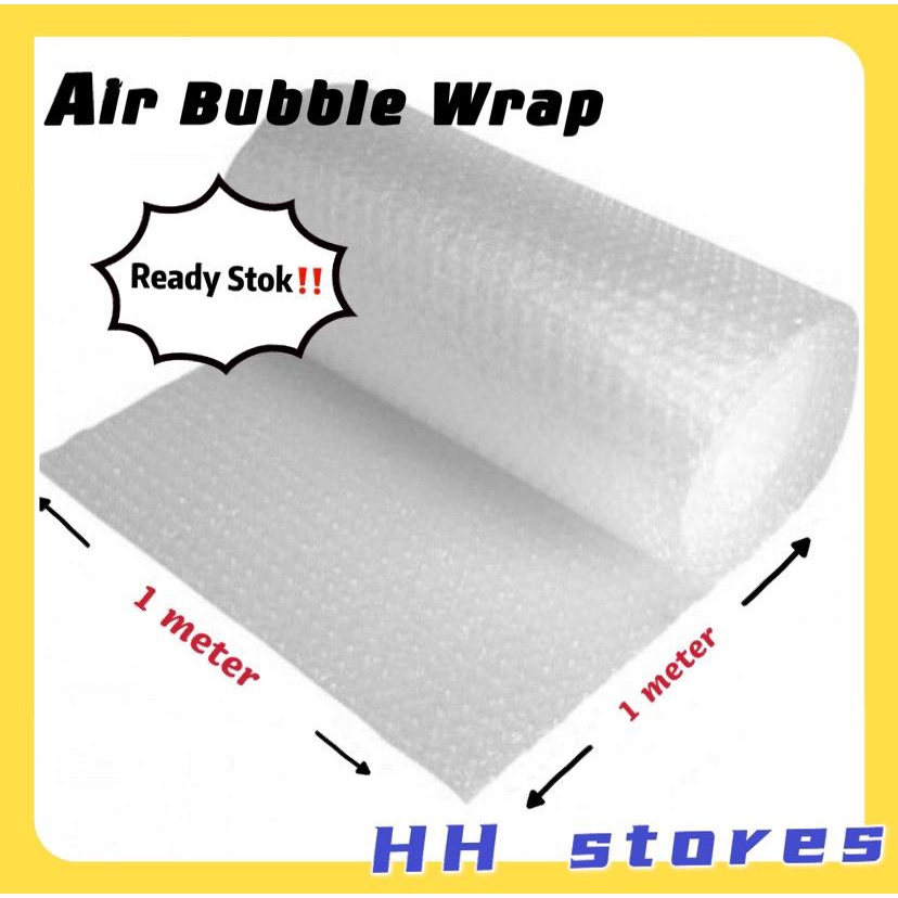 Air Bubble Wrap 50cm x 1m / 1m x 1m ( Uncut for order more than 1 meter ) | Shopee Singapore