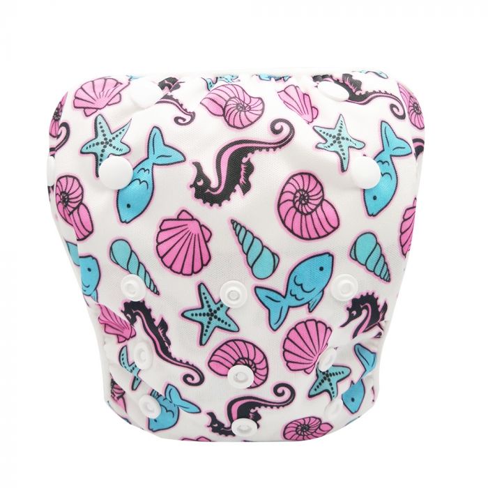 Pupsik Adjustable Snap Swim Diaper (33 Designs) | Shopee Singapore