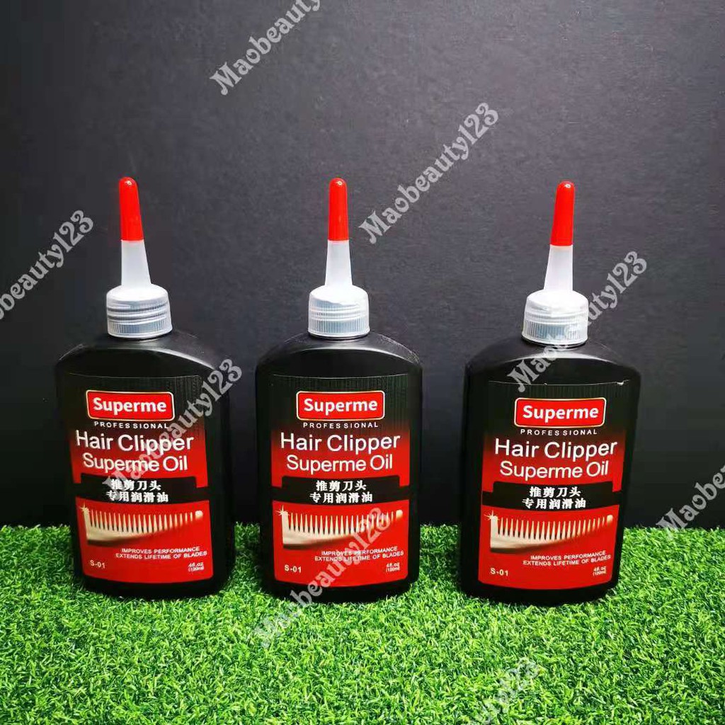 Superme Hair Clipper Blade Oil 120ml | Shopee Singapore