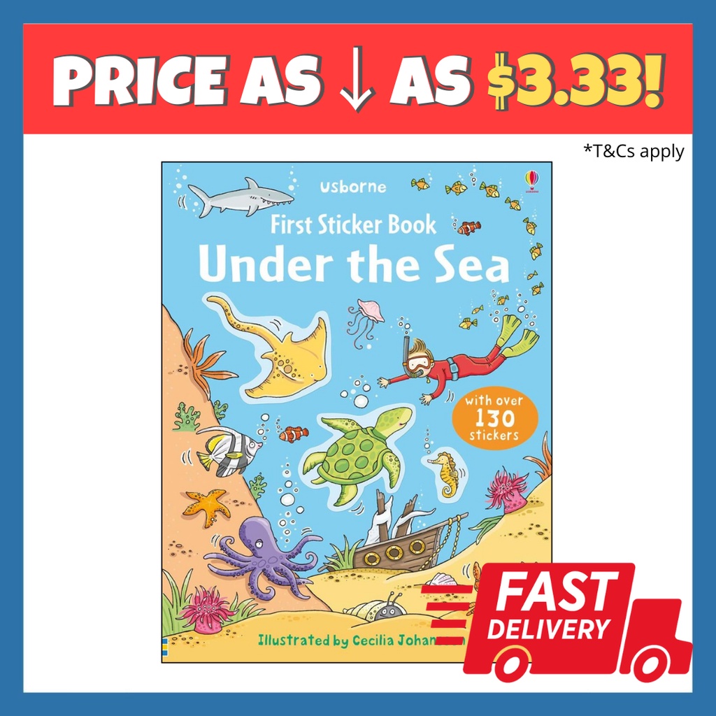 (Under the Sea) Usborne First Sticker Book Kids Sticker Books Children ...