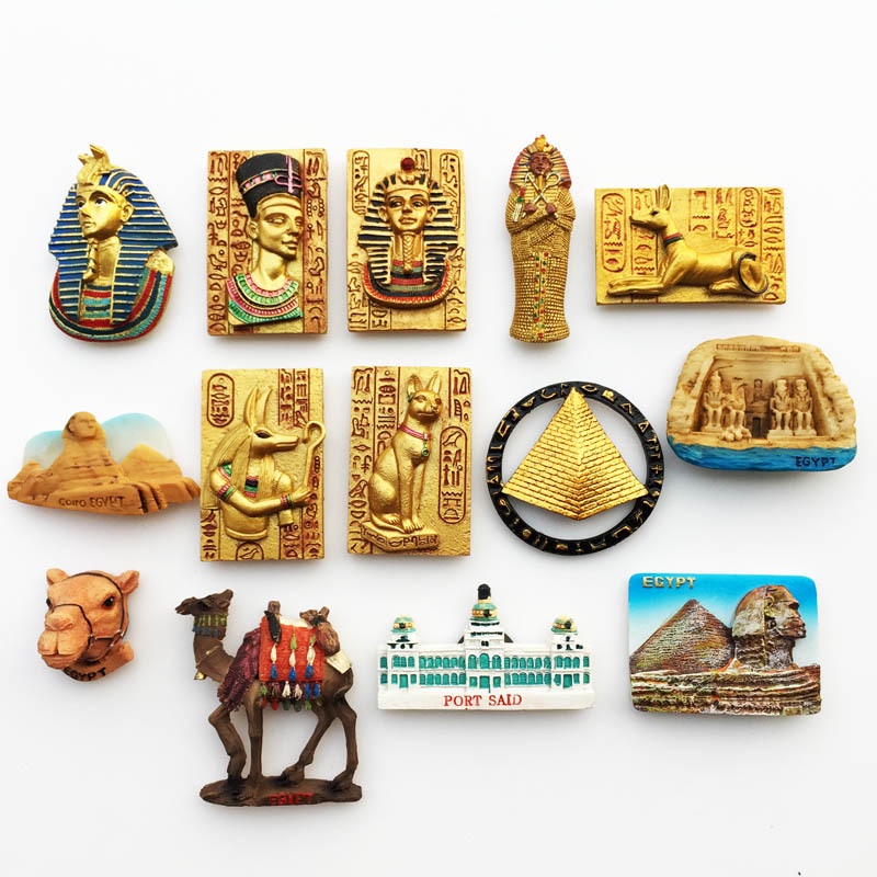 Egypt Country Fridge Magnets Creative Culture Tourism Crafts Souvenir ...