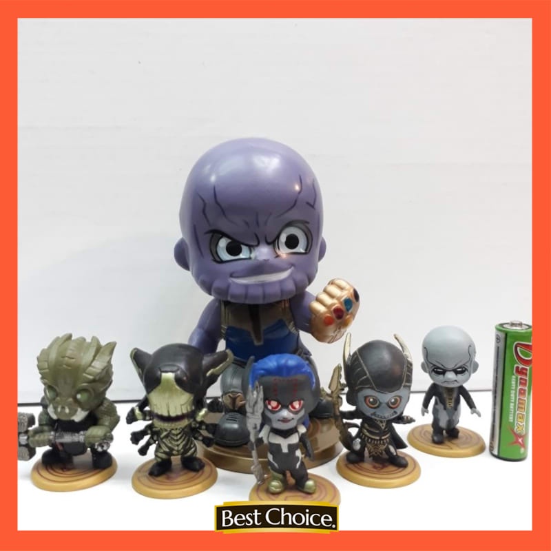 Hottoys avengers infinity wars Thanos black older chibi recast figure ...