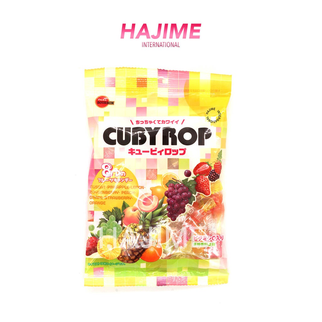 Bourbon Cuby Rop Candy 112g (Made In Japan) | Shopee Singapore