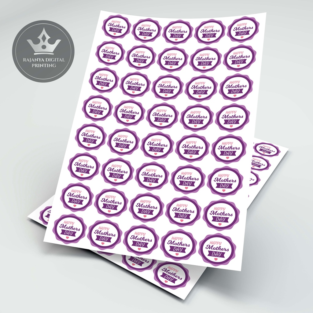 MINIMAL Print Packaging Label Stickers Per A3+ Sheet (MINIMUM PURCHASE ...