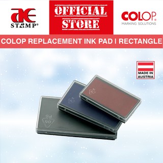 COLOP Replacement Ink Pad | Rectangle Shape Stamp Pad Model P10 P20 P30 ...