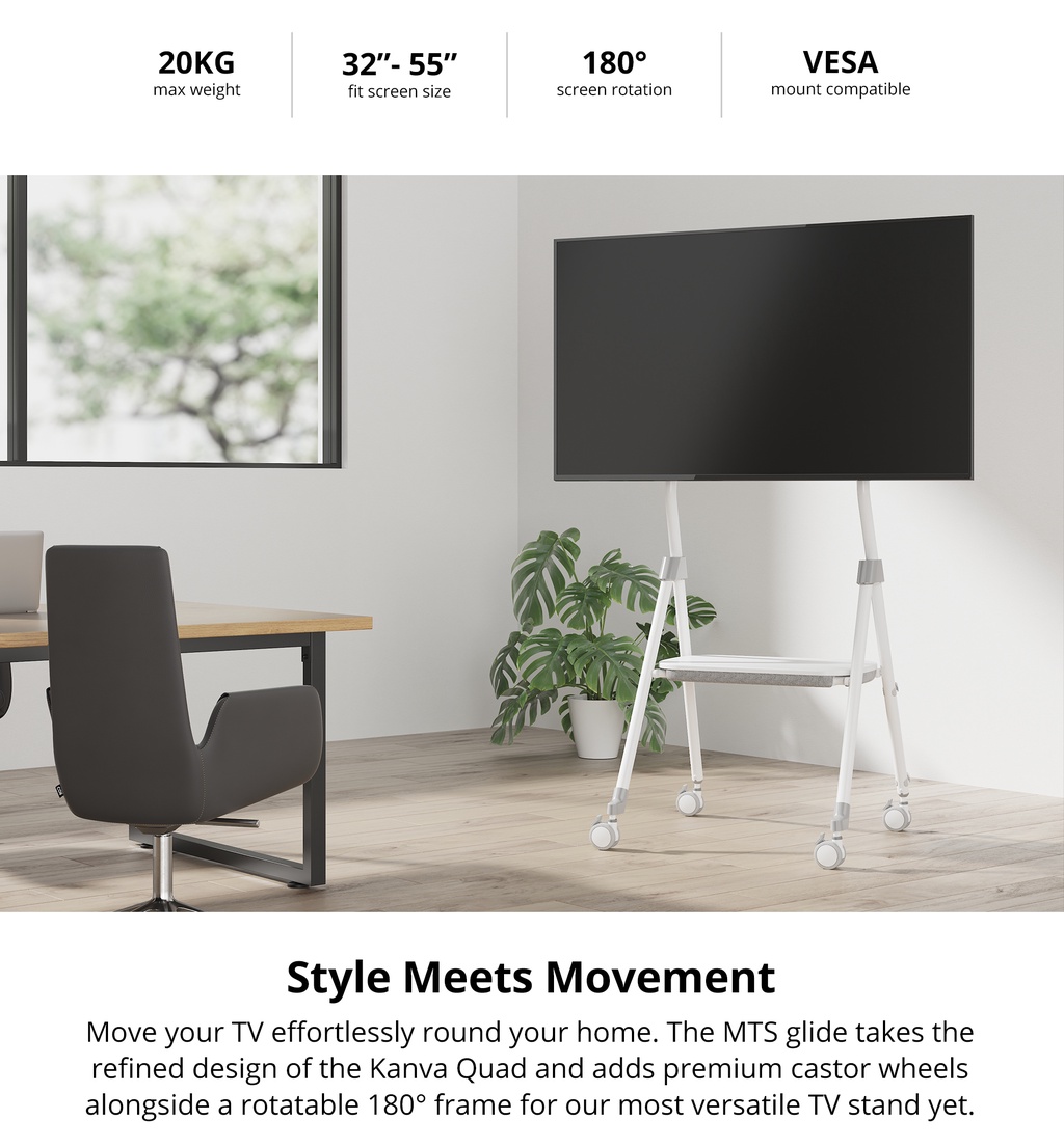 MTS Glide Mobile TV Stand | Shopee Singapore