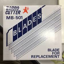 ZORRO CUTTER BLADE MB-501 BLADE REFILL 18MM 10PCS/TUBE ( MADE IN KOREA ...