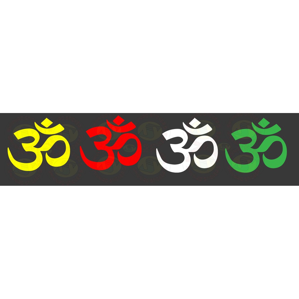 OHM|AUM|OM STICKER| BIKE STICKER| MIROR STICKER| INDIAN TAMIL GOD ...