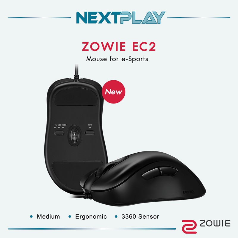 Benq ZOWIE EC2 Ergonomic Gaming Mous (Medium) | Shopee Singapore