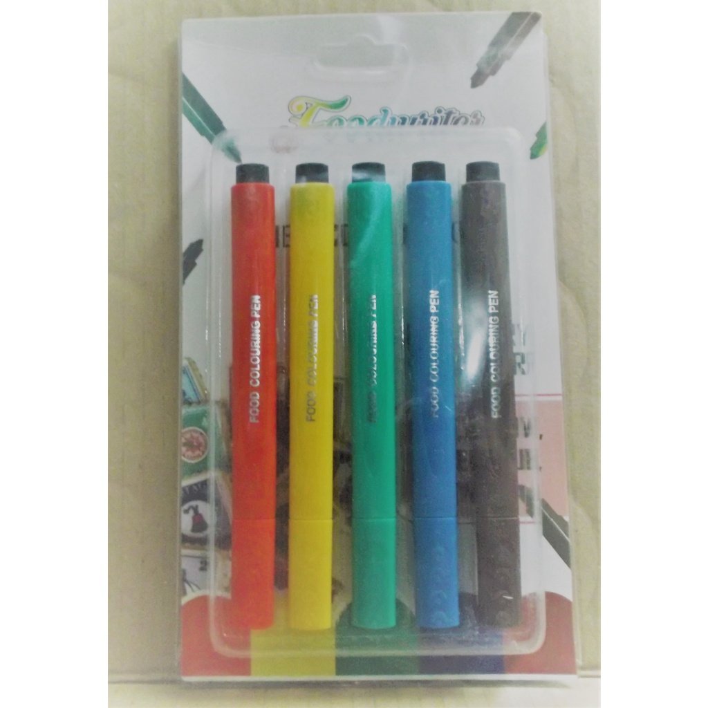 Foodwriter edible pen color marker (food ballpoint pen) | Shopee Singapore