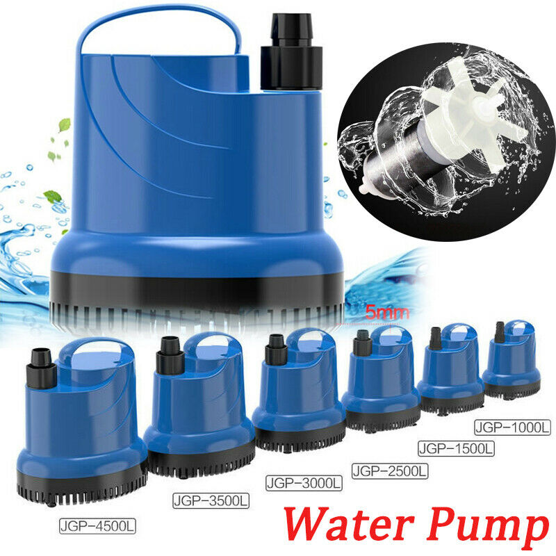 1500L Submersible Water Spout Pump Aquarium Fish Fountain Mute Tank ...
