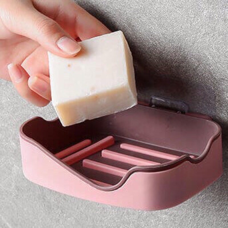 High-quality wall-mounted 2-layer soap shelf, convenient to use, made ...