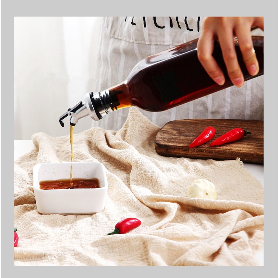 Oil Dispenser Glass condiment bottle Glass oil bottle Glass sauce ...