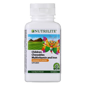 NUTRILITE Chewables Multivitamin and Iron Supplement (100 tab) | Shopee ...