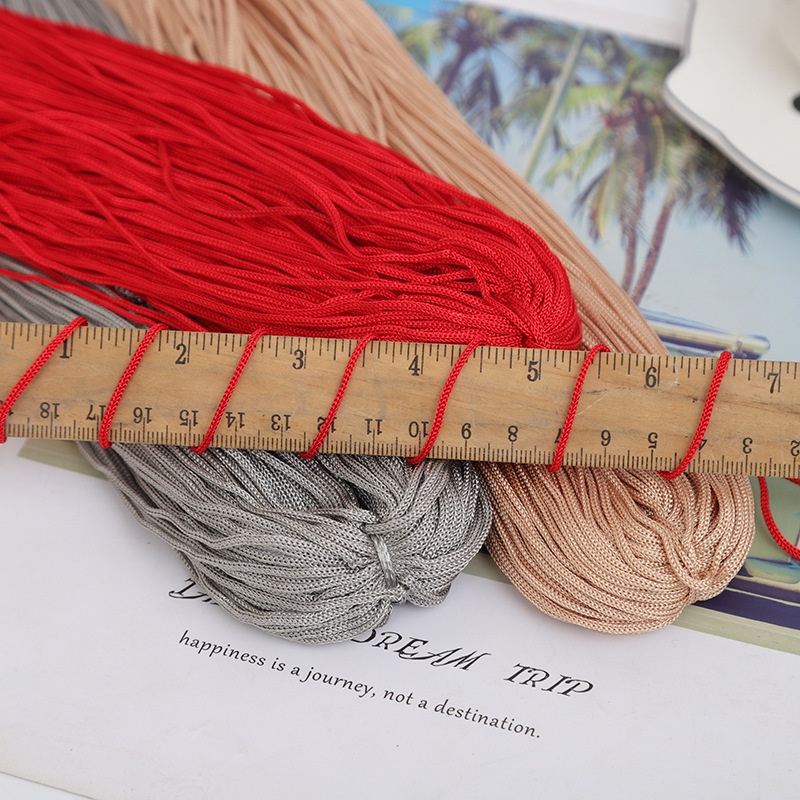 (Free Crochet Hook) 2mm PP Yarn/ Shining Nylon Crochet Yarn/ PP Rope ...