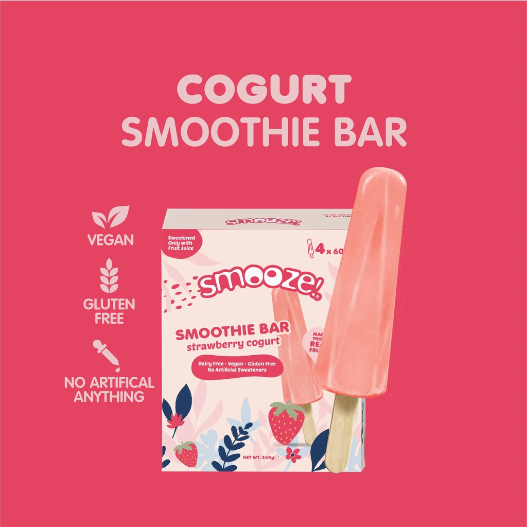 Smooze!™ Smoothie Bar Strawberry Cogurt (Coconut Yogurt) (Ice Cream ...