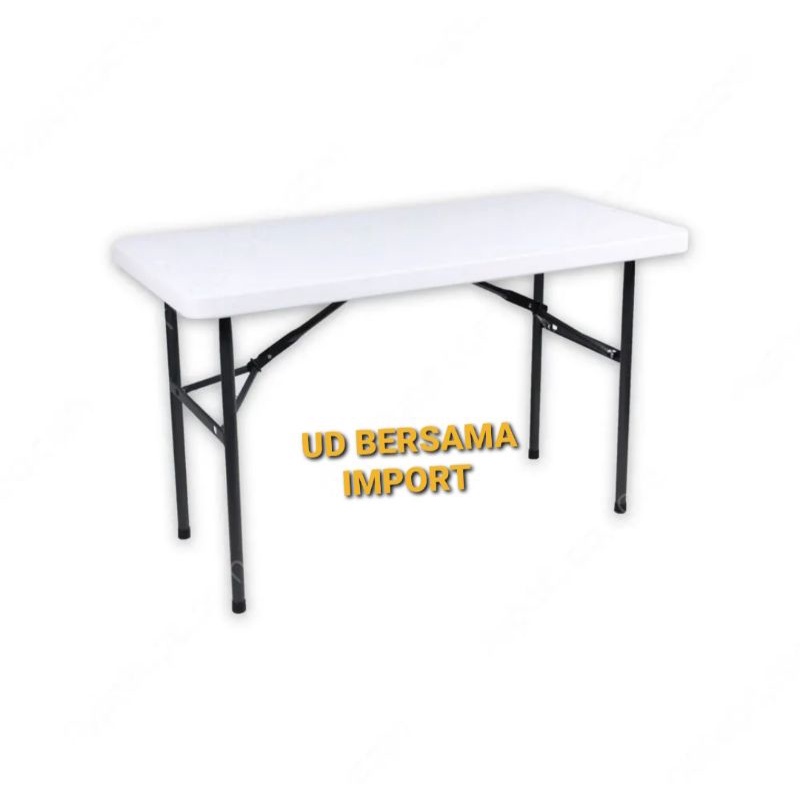 Krisbow folding table long table 122cm portable table 4ft | Shopee ...