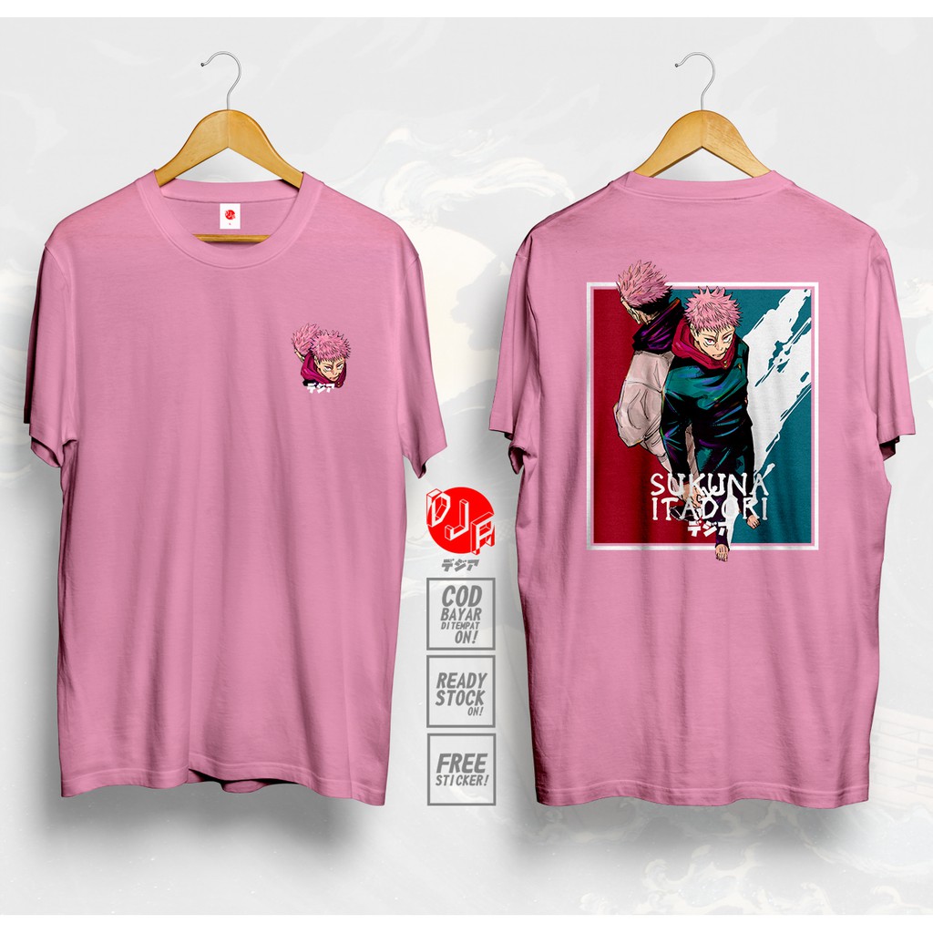 Yuji X SUKUNA JUJUTSU KAISEN ITADORI YUJI VESSEL T-Shirt JAPANESE ANIME ...
