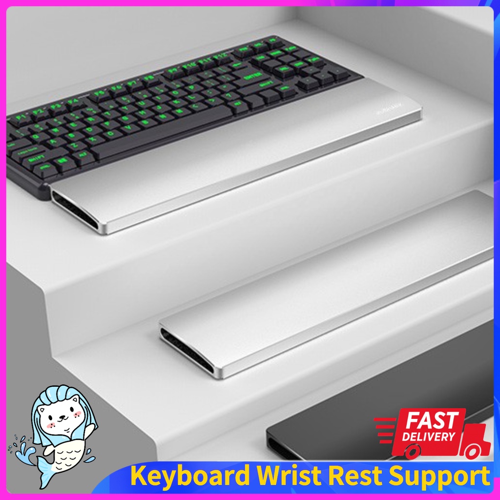 Aluminium Keyboard Wrist Rest Support for Keyboards for 87/104 Keys ...