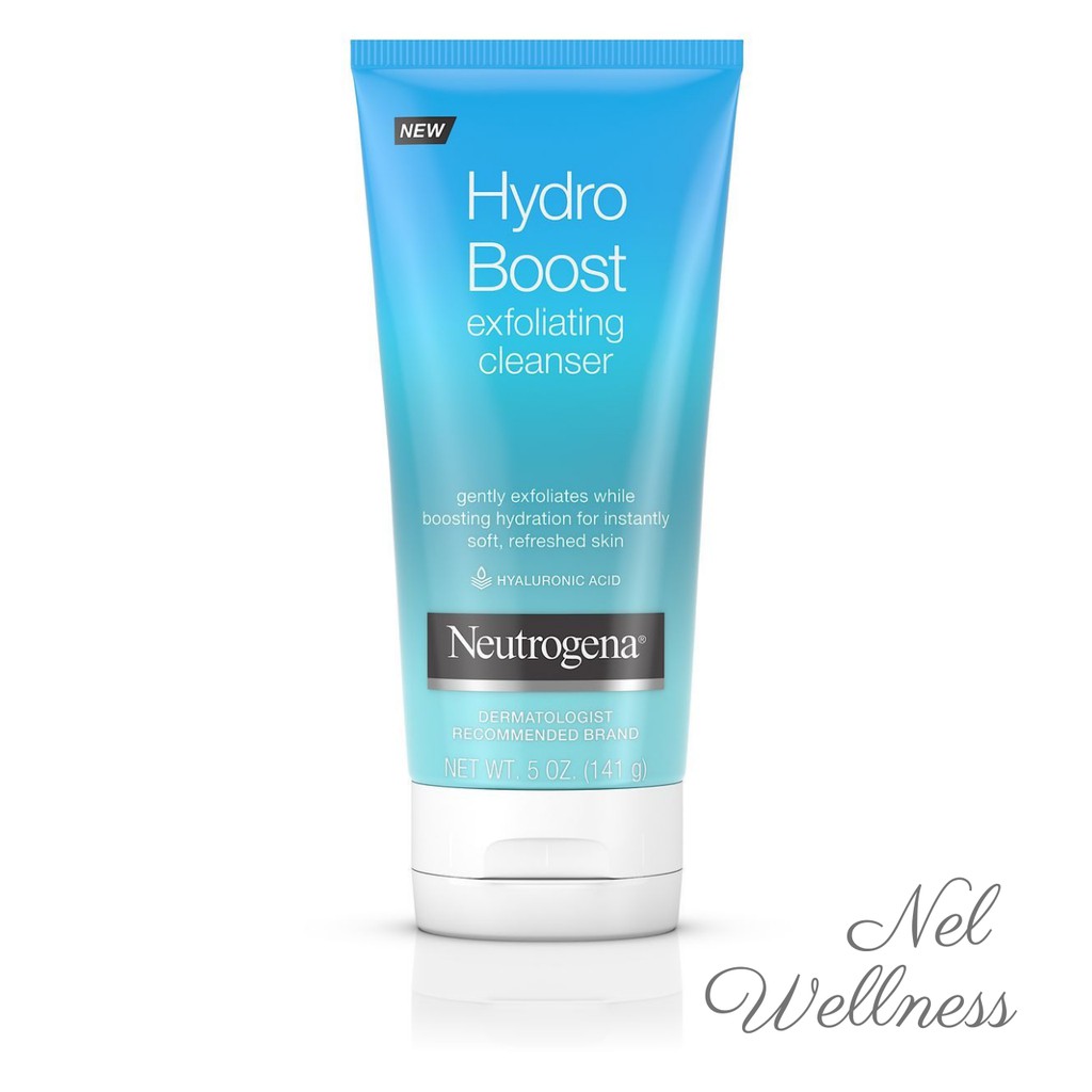 EXPIRY 2026 Neutrogena Hydro Boost Daily Gel Cream Exfoliating Cleanser ...