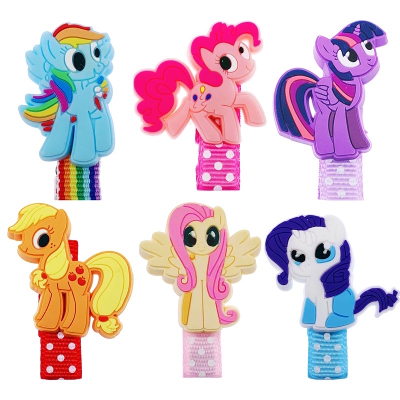 My Little Pony Characters Design Hair Clip Mini Hairclip Hair ...