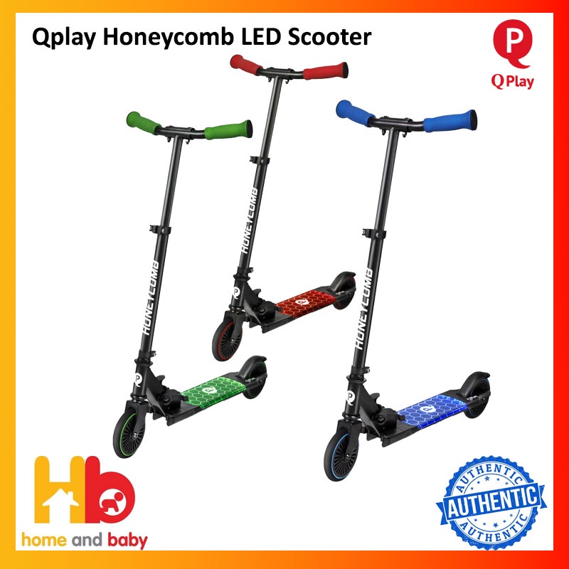 Qplay Honeycomb LED Scooter (2wheels) | Shopee Singapore