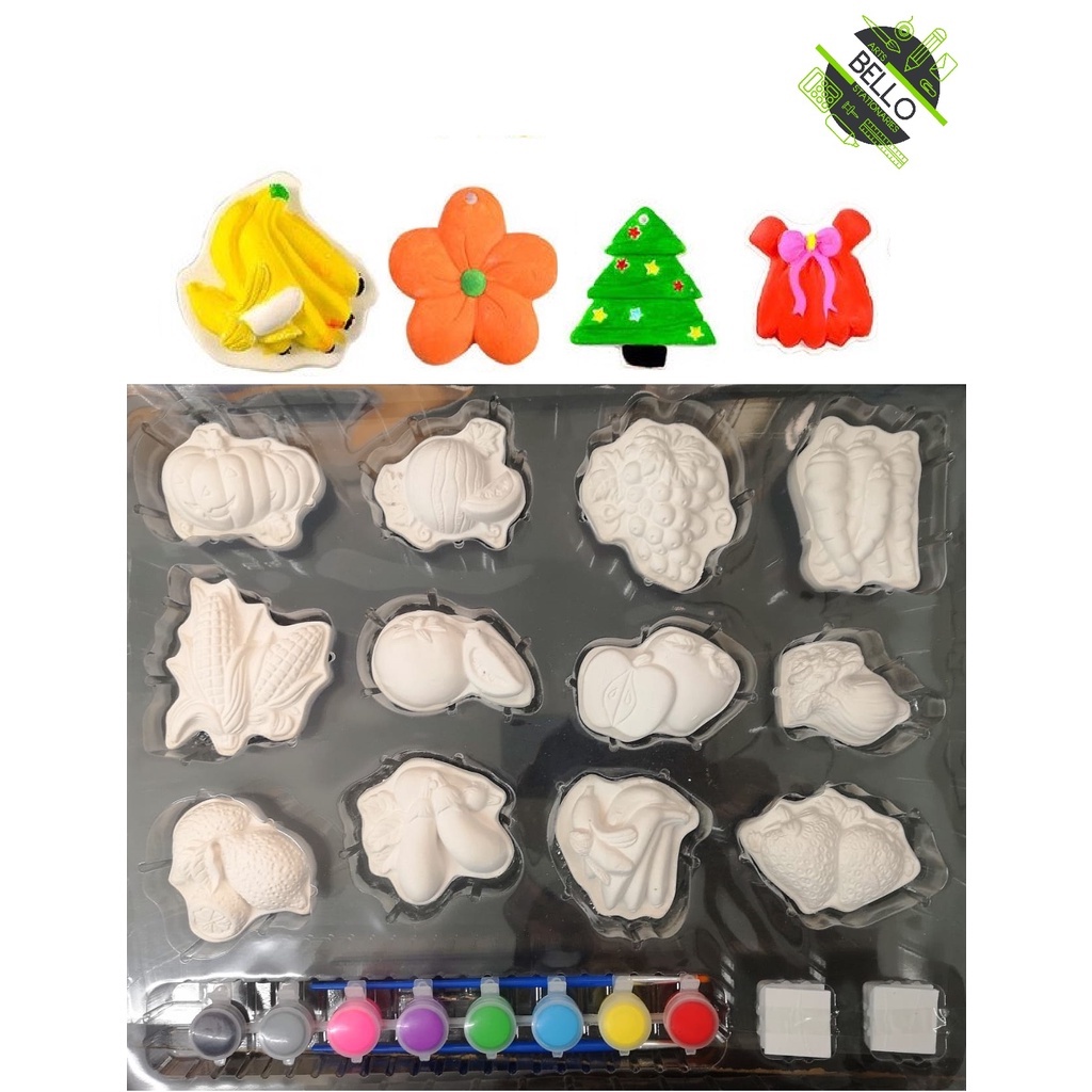 [ACTIVITY] Plaster Of Paris Painting kits Set Education Kids Toys Art ...