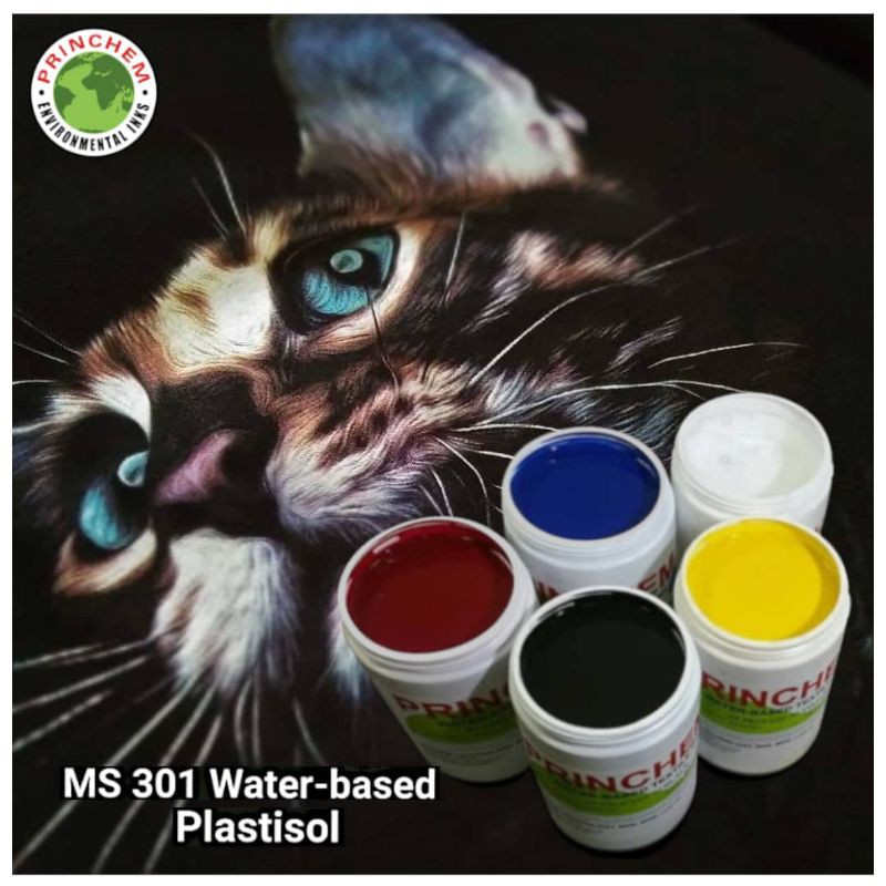 PRINCHEM WATER-BASED PLASTISOL MS-301 PROCESS COLOR/CMYK+W/ SILKSCREEN ...