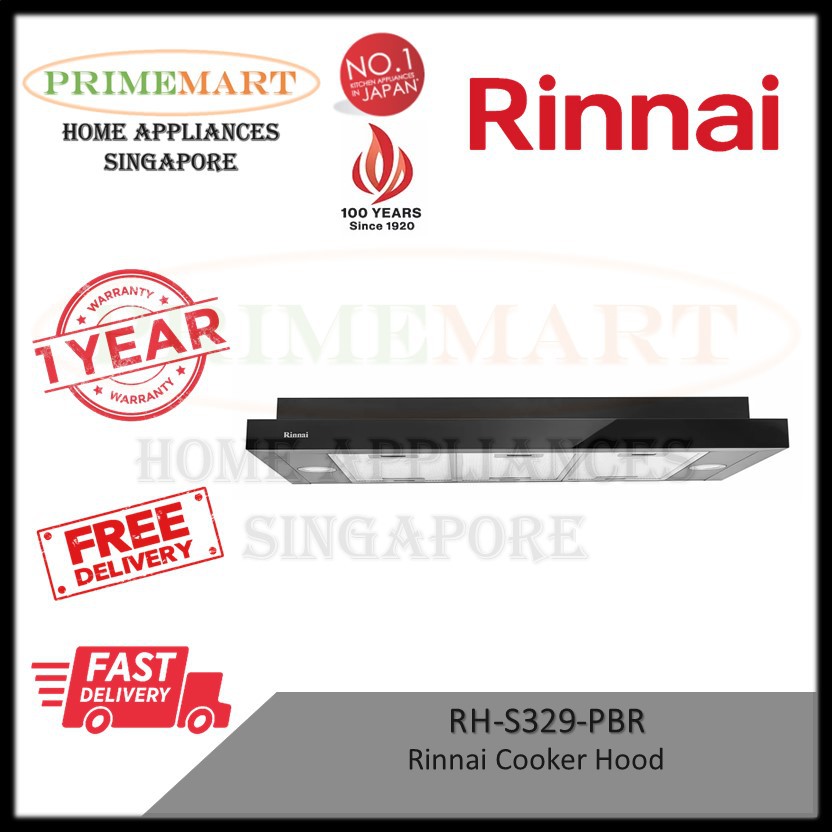 Rinnai Cooker Hood RH-S329-PBR * 2 YEAR LOCAL WARRANTY * BEST SELLER* *INSTALLATION AVAILABLE ...