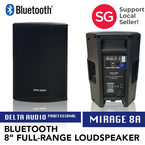 [SG] Delta Audio Mirage 8A 8 inch Professional Loudspeaker Full Range ...