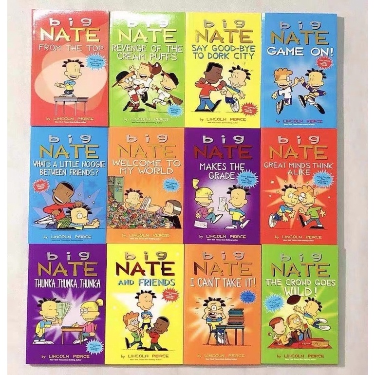 Big Nate Full Colour Collection (12 Books) | Shopee Singapore